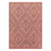 Better Homes & Gardens 5'x7' Black and White Medallion Outdoor Rug ...