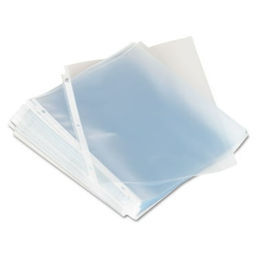 Universal Top-Load Poly Sheet Protectors, Nonglare, Economy, Letter ...