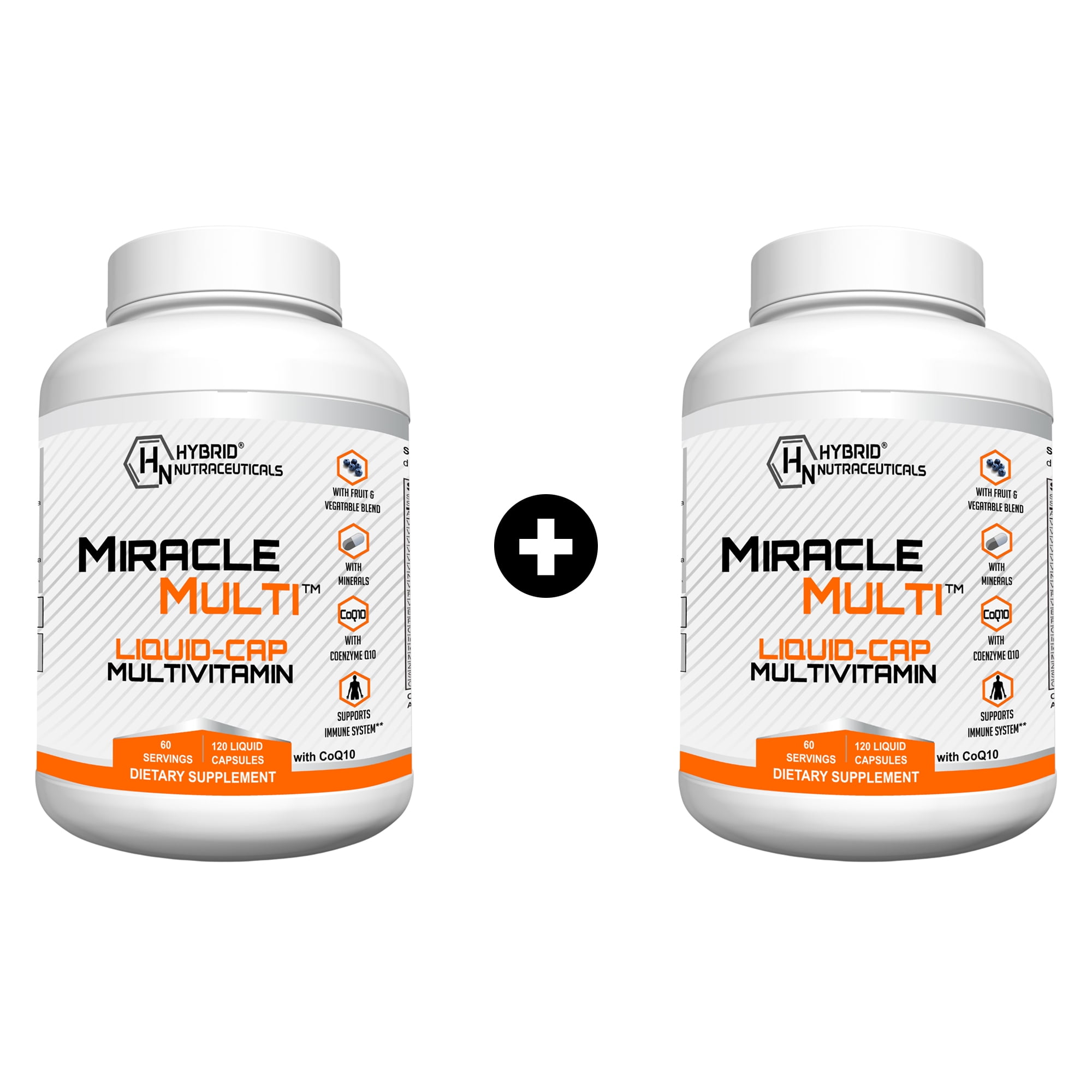MiracleMulti Liquid Multivitamin & Mineral Softgel Capsules for Men ...