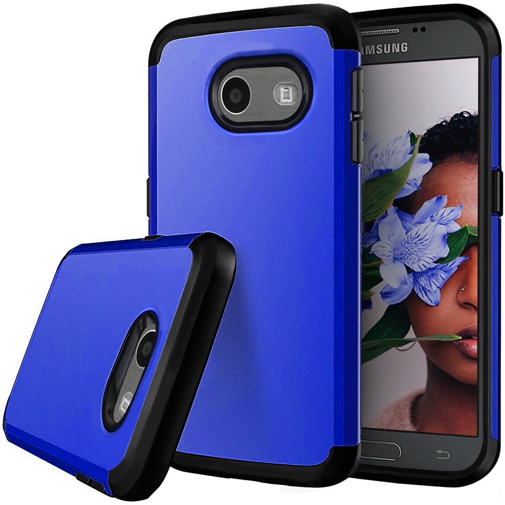 Samsung Galaxy J3 Emerge Case, ZV SLIM HYBRID Heavy Duty Cover - Anti ...
