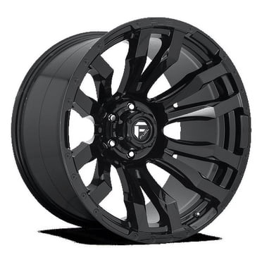 Fuel 1PC Aluminum Rim D633 ZEPHYR 17X8in Matte Black Finish, D6331780C6 ...