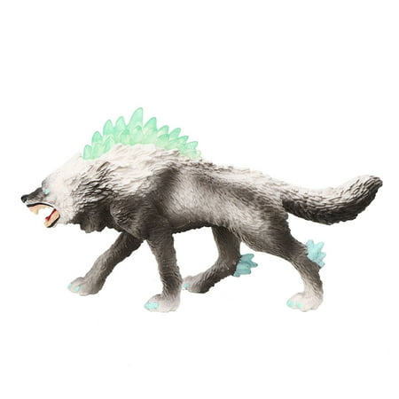 Wolf Figures Model Toys,Snow Wolf Animal Figure Child Animal Action ...