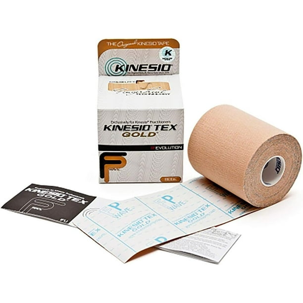 Cinta deportiva terapéutica Kinesio Tex Gold FP Beige 5 m | Bodega ...
