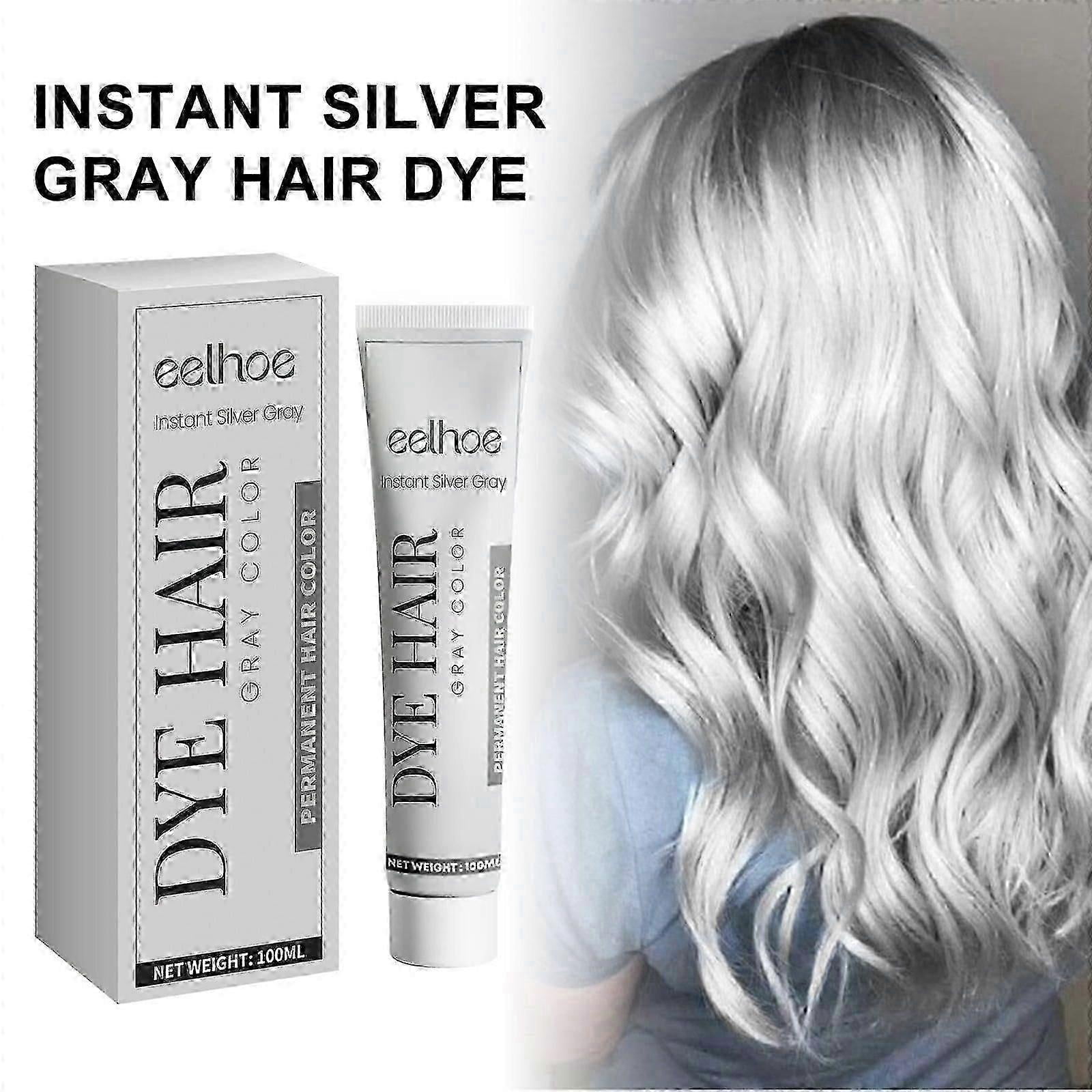 Click here for Fusheng Silver Gray Hair Dye Cream  Unisex Silver... prices