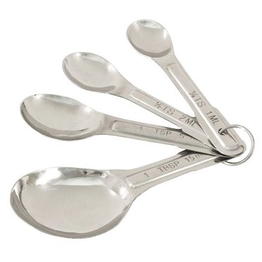 Lindy's Handled 4-Pc Heavy Duty Stainless Steel Measuring Scoop Set ...