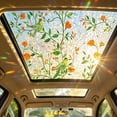 WeeWhimsy 30/35/47 Inches Window Privacy Film Rainbow Stained Glass ...