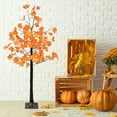 Fraser Hill Farm Pre-Lit 5-Ft Harvest Maple Tree Fall Decoration with ...