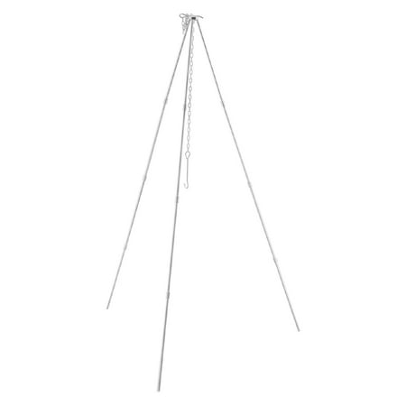 Camping Cooking Tripod with Adjustable Hang Chain for Campfire Picnic ...