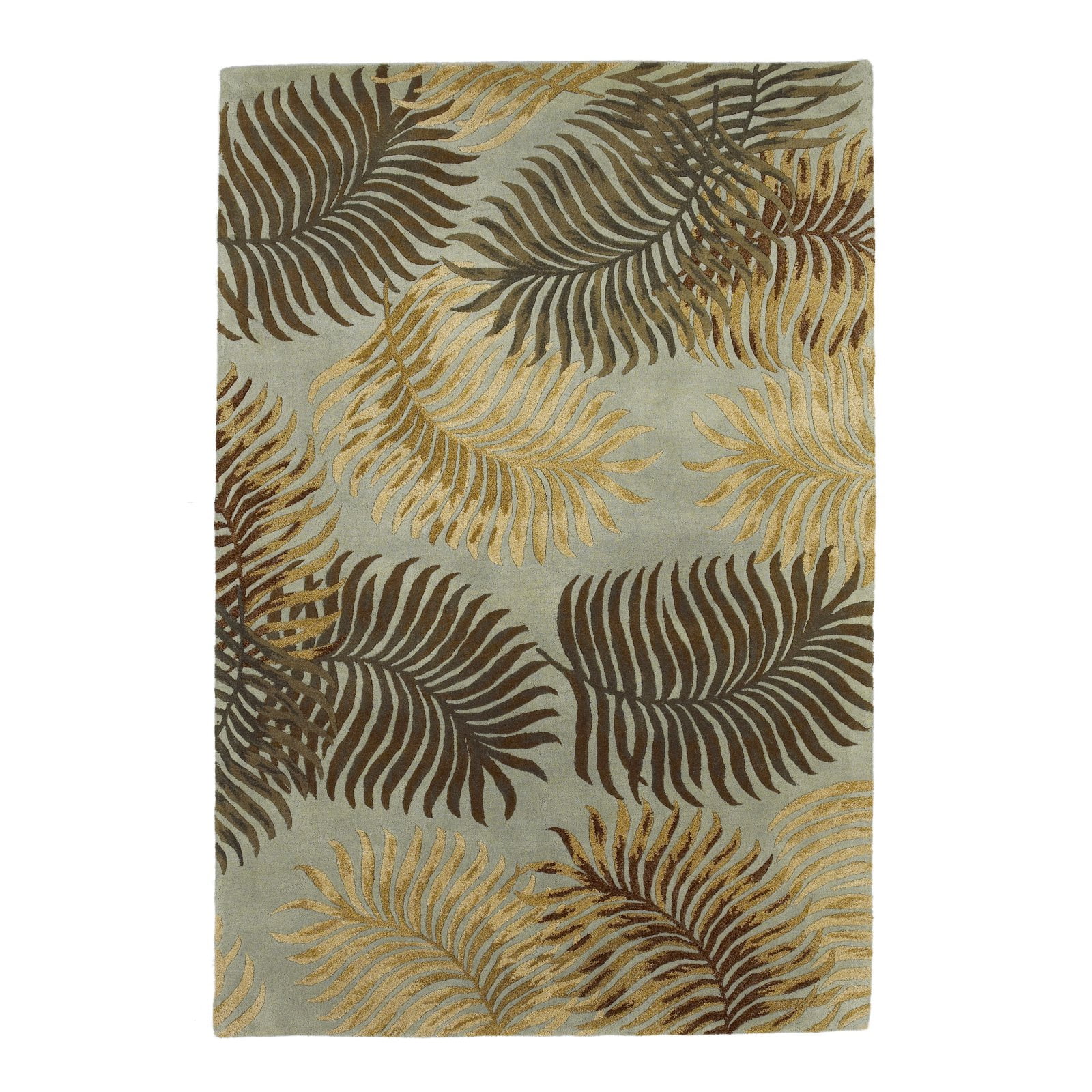 Havana 2612 Aqua Fern View size - 5 ft. by 8 ft. - Walmart.com