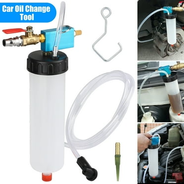Motorcycle Hydraulic Brake Bleeder Kit - One-Way Valve Fuel Pipe ...