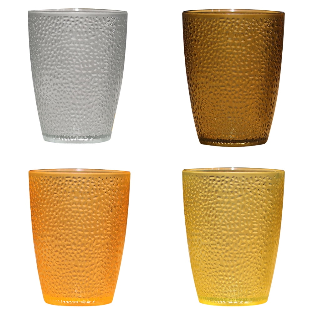 Unbreakable Cups - Set of 4 - Plastic Tumbler Cups - Stackable - for ...