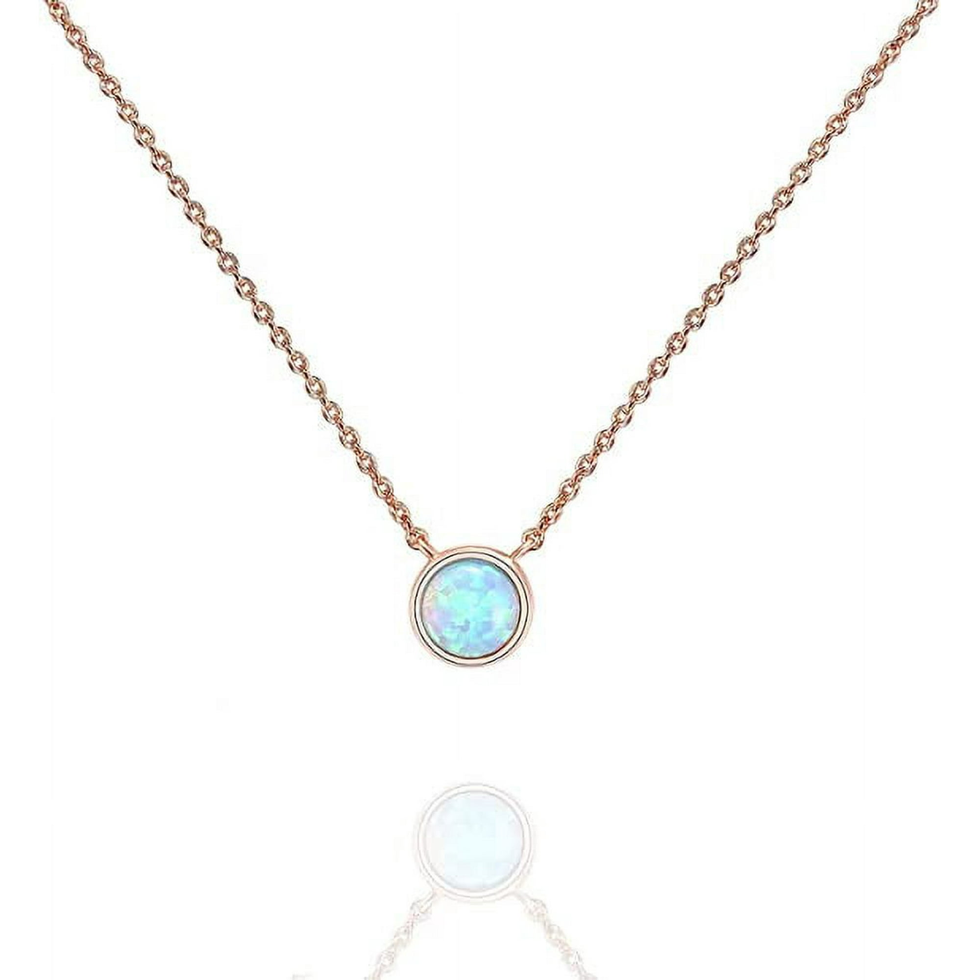 Click here for Nielieping Opal Necklace Opal Necklaces For Women prices