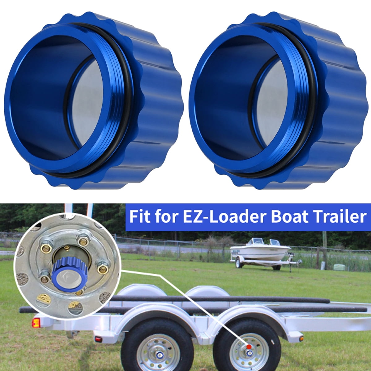 Click here for Alltimes 2pcs Oil Bath Hub Cap For Ez-Loader Boat... prices