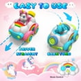 beFUNNI Unicorn RC Cars 2pk with LED Lights & Music, 3-6 - Walmart.com