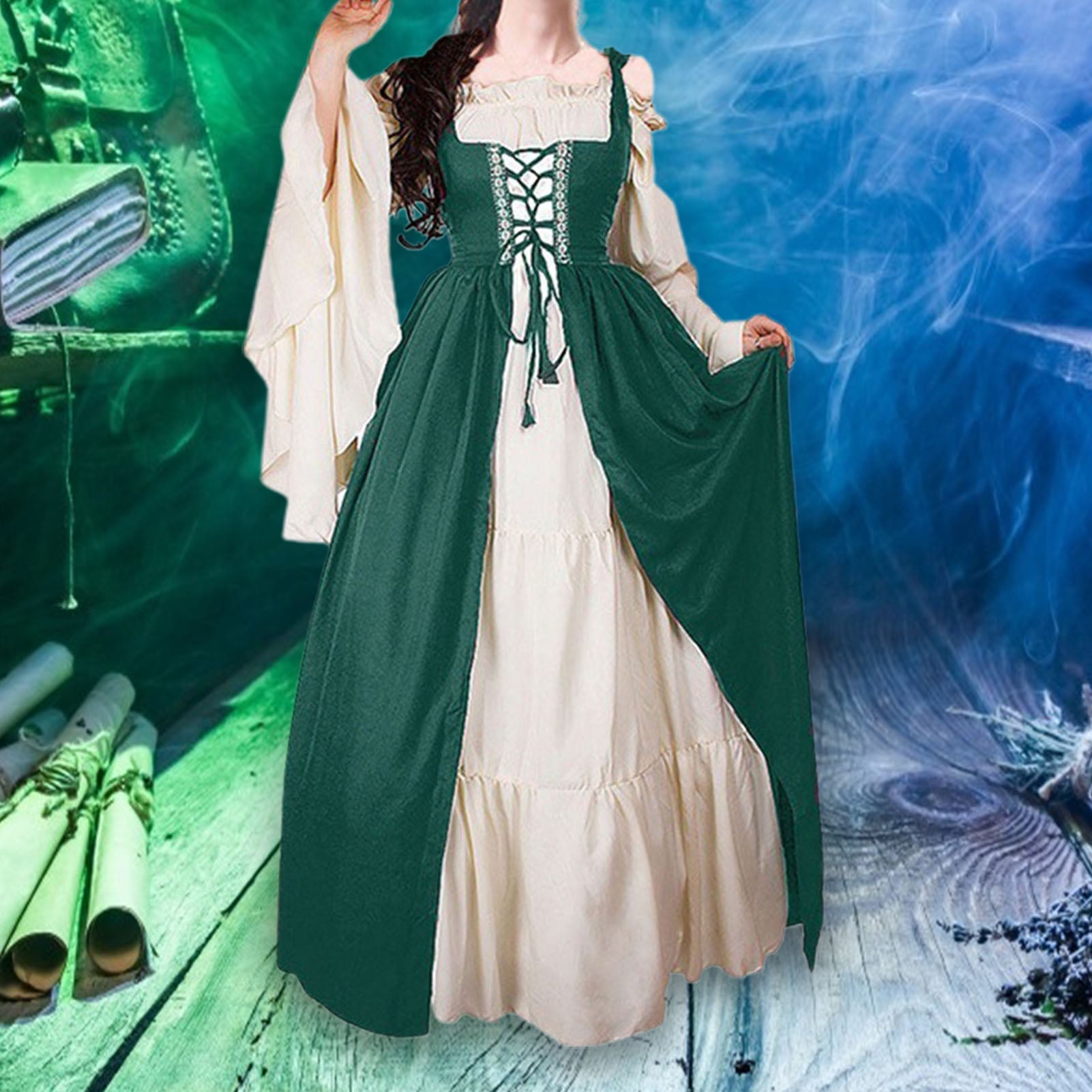Green Renaissance Gown