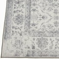 ReaLife Rugs Machine Washable Printed Vintage Distressed Trellis Ivory ...