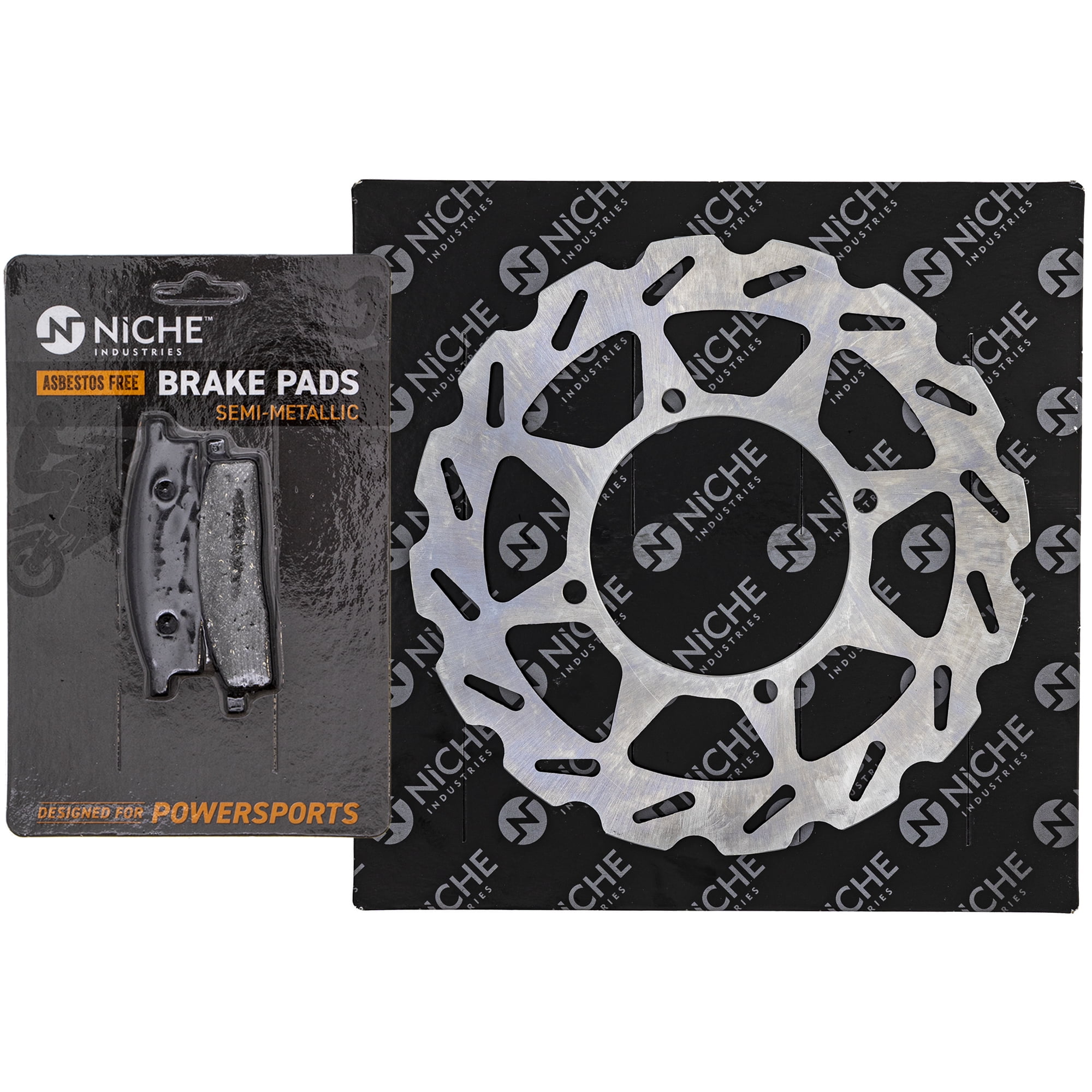 Click here for Niche Front Left Brake Rotor Pad Kit For Yamaha Tt... prices