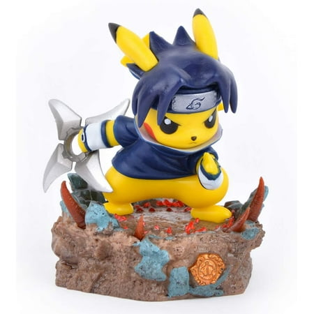 Naruto Actions Figures GK Pikachu Cosplay Uchiha Obito Figure Statues ...