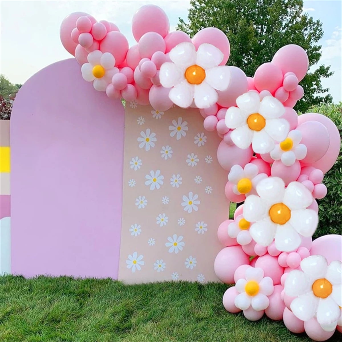 Balloon Arch Kit Daisy Flowers DIY 97 Set Adjustable Balloons Arch for ...