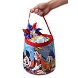 Mickey and Friends Collapsible Basket Bucket Toy Storage Tote Bag ...