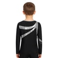 Aislor Boys Sparkly Figure Ice Skating T-shirt Long Sleeve Crew Neck ...