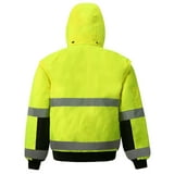 Safety Depot Safety Jacket Class 3 ANSI Approved 8 Pockets, Reversible ...