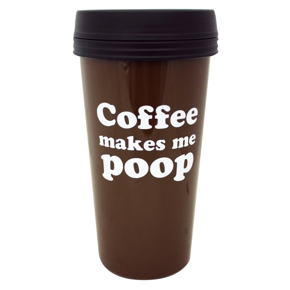 Coffee Makes Me Poop Travel Mug - Walmart.com