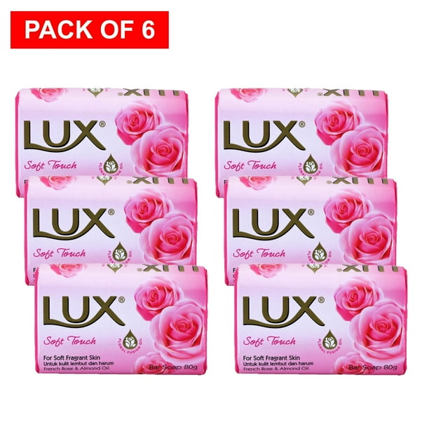Lux Bar Soap Soft Touch 80g (Pack of 6) $4.17 ea. - Walmart.ca