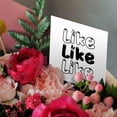 3drose, Text of like like like Typography, 1 Greeting Card with ...