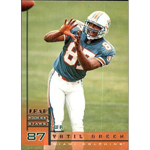 1998 Leaf Rookies and Stars #134 Yatil Green NFL Football Trading Card ...