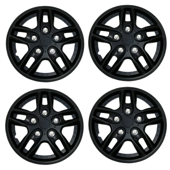 Black 15 Inch Hubcaps
