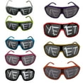 Red Yeet Adult Sunglasses for Main Event Jey Uso Costume - Walmart.com