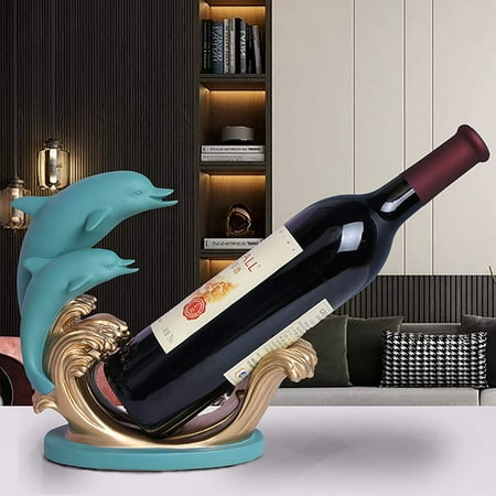 Creative Wine Rack Desktop Wine Bottle Stand, Tabletop Free Standing ...