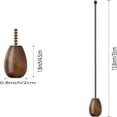 HIBIBUD 8 Pieces Ceiling Fan Pull Chains Extender Wooden Pendant Pull ...