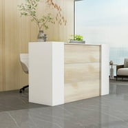 WIAWG Office Reception Desk with Counter, Modern Reception Station with ...