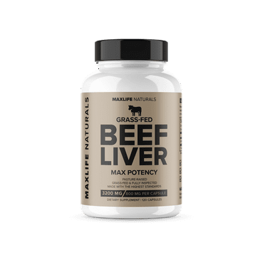 Force Factor Primal Origins Beef Liver Capsules Made with Grass Fed ...