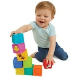 Kidoozie Squeak 'n Stack Blocks for Infants and Toddlers, Multicolor, 6-24 Months - Walmart.com