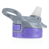 Nuby Thirsty Kids 12oz Flip-It Reflex Push Button Cup with Soft Grip ...