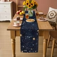 Blue Starry Sky Table Runner, Universe Space Galaxy Night Star Washable ...