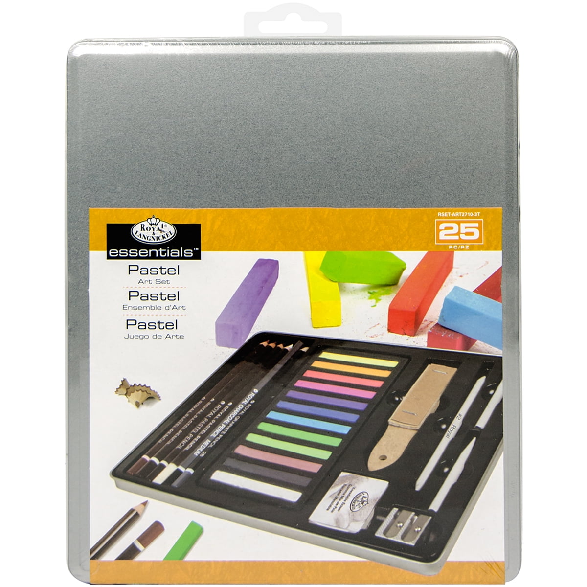 essentials(TM) Medium Pastel Art Set W/Tin - Walmart.com