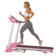 Sunny Health & Fitness Treadmill with Manual Incline, Pulse Sensors ...