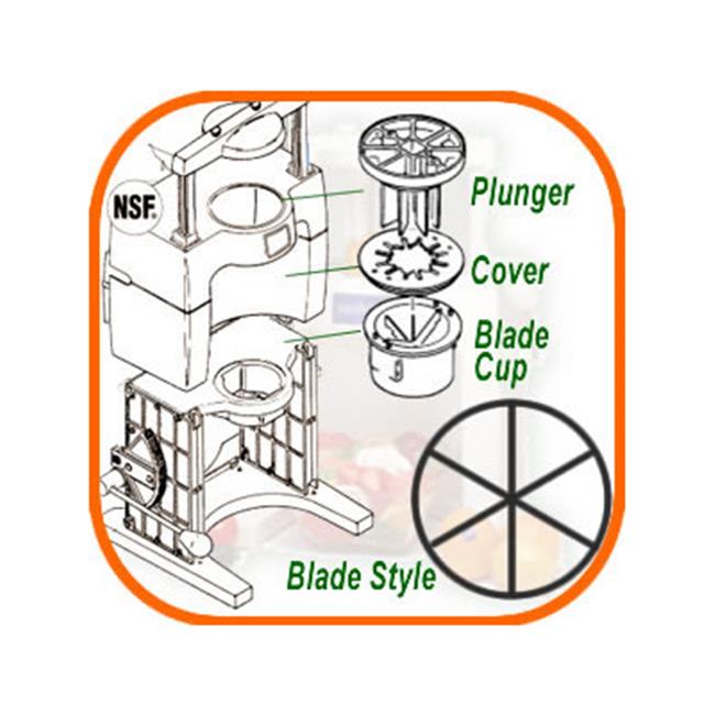 Sunkist 6 Wedge Blade Cup Sectionizer - Walmart.com