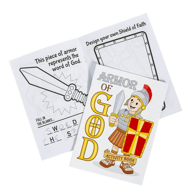 Armor of God Activity Books - 24 Pieces - Walmart.com