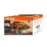 IMUSA 18" Cajun Cast Aluminum Oval Roaster with Lid & Tray - Walmart.com