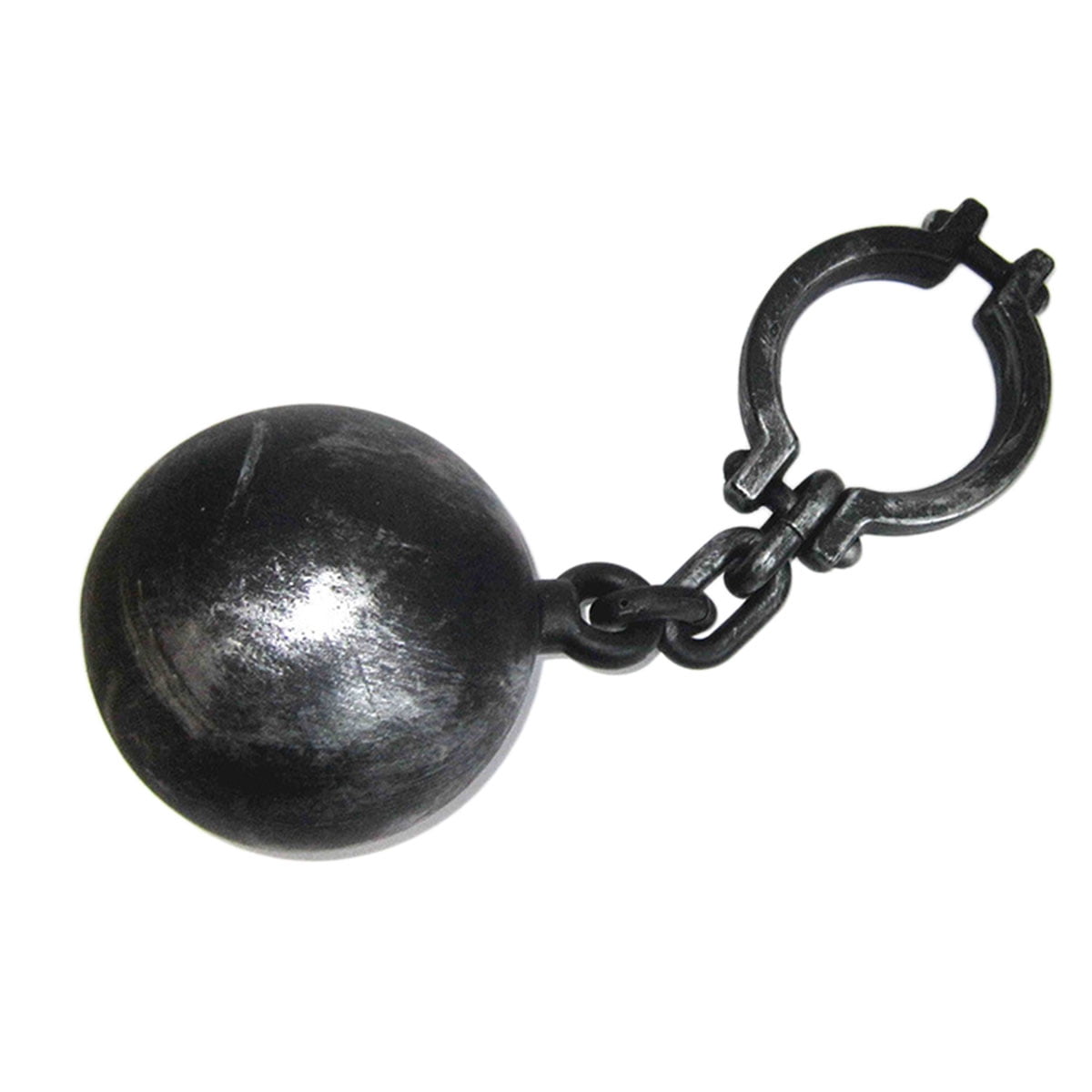 Iron Ball and Chain Leg Cuff Shackle Prisoner Acting Film Movie Prop ...