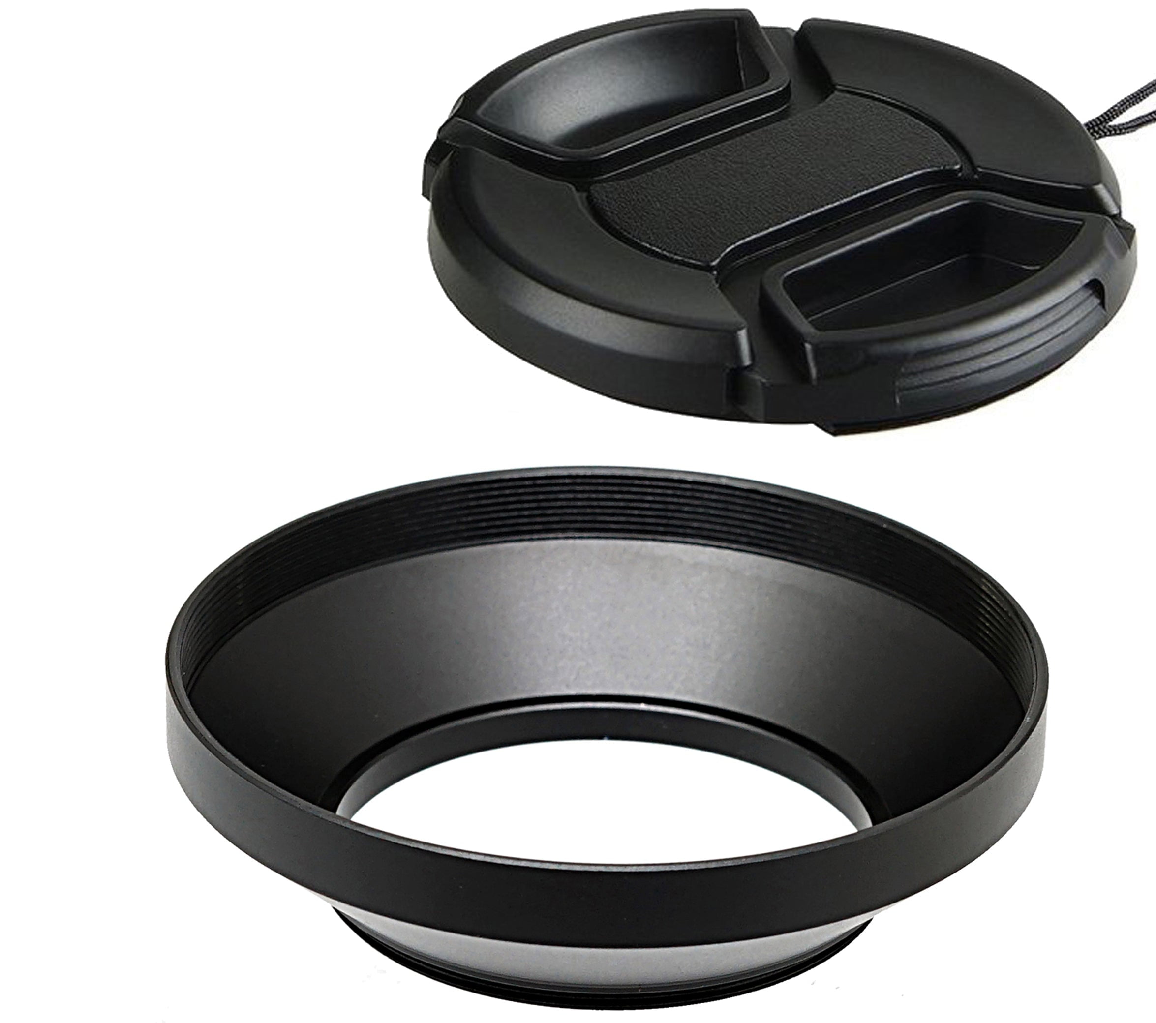 52mm Wide Hood, 52 mm Wide Angle Hood, Fotasy 52mm Metal Hood Shade ...