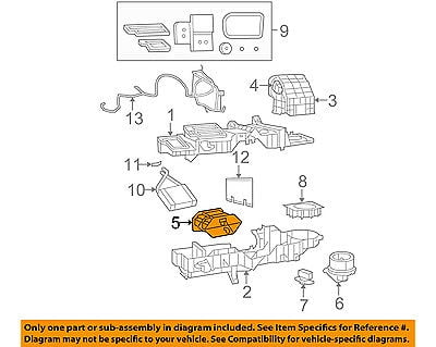 Dodge CHRYSLER OEM 08-09 Ram 2500 5.7L-V8 Evaporator Heater-Housing ...