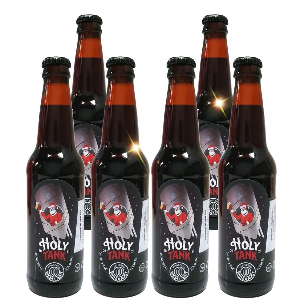 Cerveza Holy Tank Six Pack 355ml Black IPA | Walmart en línea