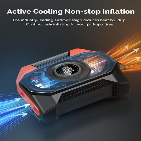 ETENWOLF Cordless Tire Inflator Portable Air Compressor, 160 PSI Air ...
