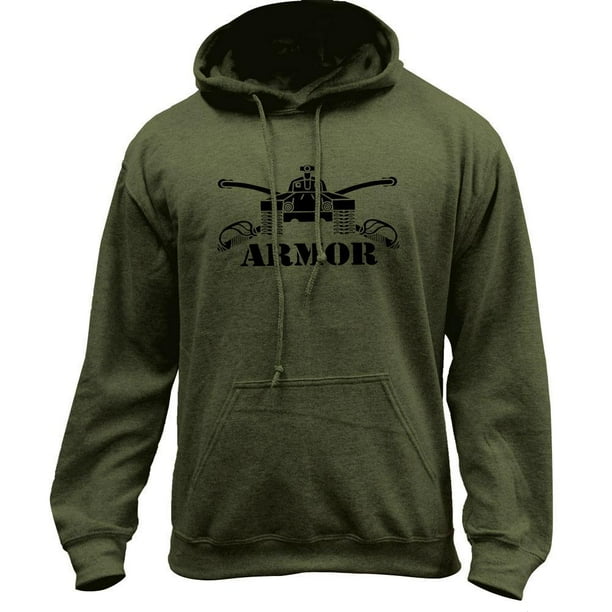 USAMM - Army Armor Branch Insignia Military Veteran Pullover Hoodie ...